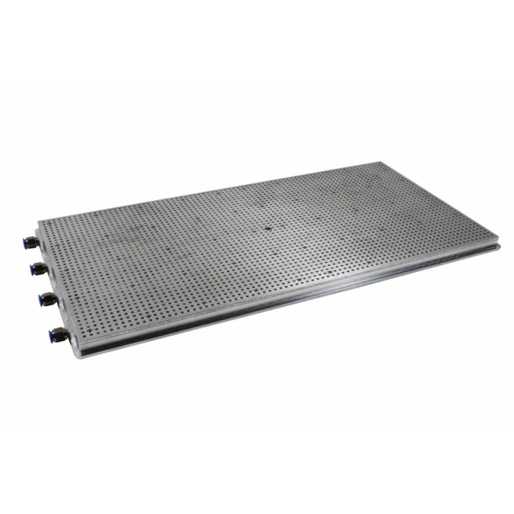 The vacuum table 8040 GAL series for cnc metal working - CNC Solutions